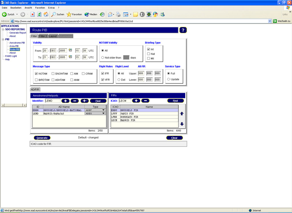 EUROCONTROL - The European Organisation for the Safety of Air ...